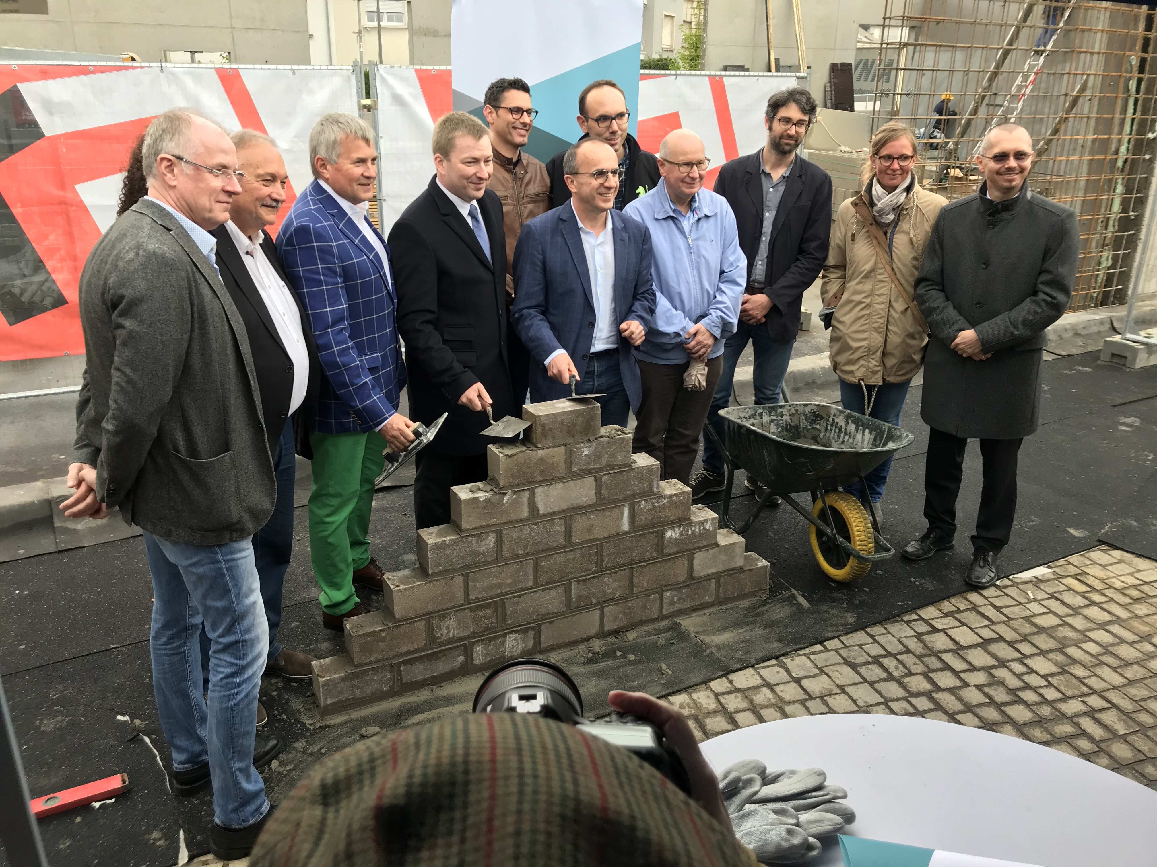 Construction commencement ceremony of “Miwelchen” - Boydens Engineering